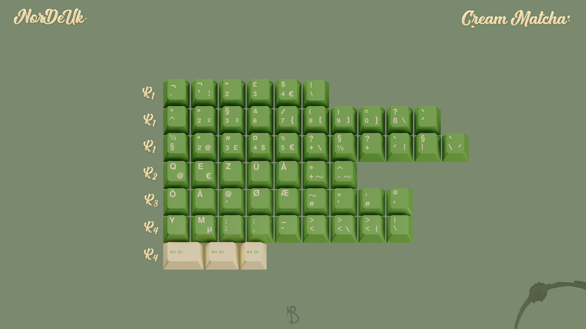 GMK Cream Matcha